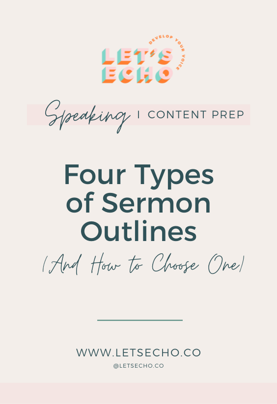 Four Types of Sermon Outlines (And How to Choose One) - Showit Blog